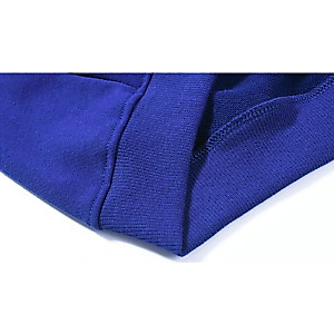 BINPAW Boys Pants Set Sweatshirt Outfit Pullover Long Sleeve Tee and Black Pants 2-Piece Kids Clothing Set, Blue, 7-8 Years = Tag 130