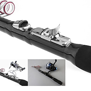 Fishing Rod Telescopic Fishing Combo Portable Fishing Poles Pocket Telescoping Rod for Adults Kids Outdoor Sport Travel Freshwater Saltwater Fishing (4.92)