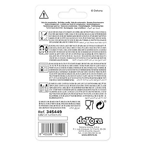 dekora Birthday Candle, Unscented, Pirate Design, Perfect for Children's Parties