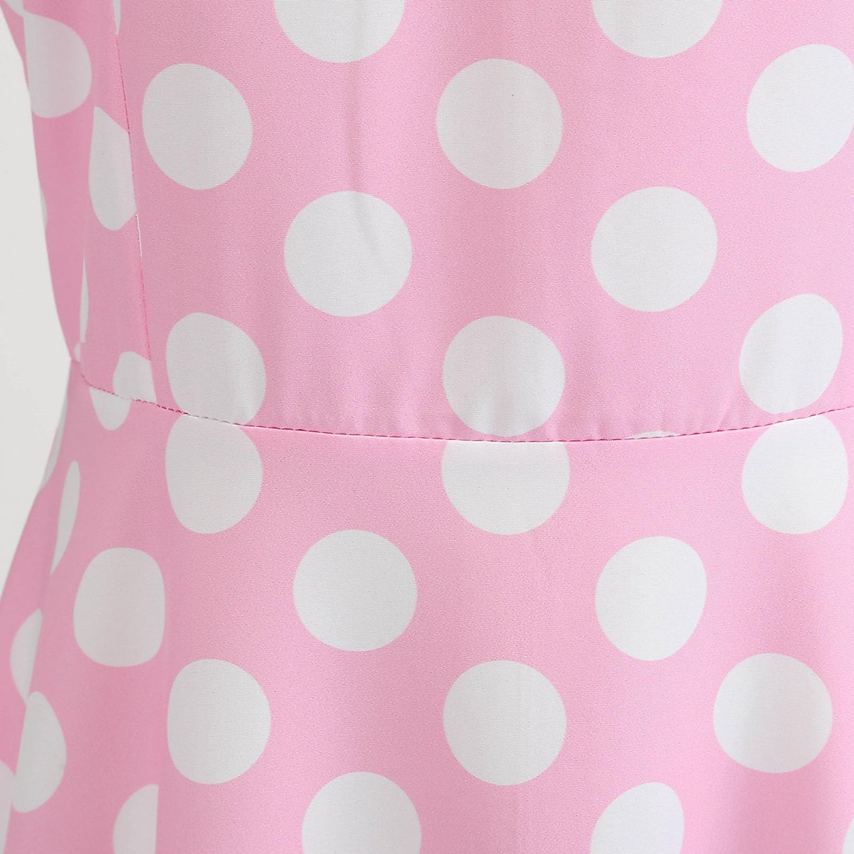 Mifsaly Pink Dress for Women Sexy Elegant 1950S Dresses for Women Long Sleeve Plus Size Pin Up Dresses for Curvy Women Rockabilly Dresses for Women