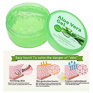 300g Gel Remove Pimples Shrink Pores After-Sun Repair Moisturizing Face Gel Skin Care, Prevent Skin Inflammation