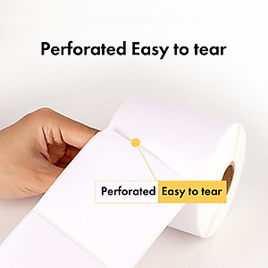 HOUSELABELS 3" x 1" Multipurpose Labels on 0.75" Core Compatible with Zebra and Rollo Printers, 1 Roll / 550 Labels per Roll