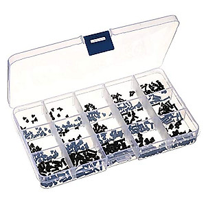 NLXTXQC 450Pcs M2/M2.5/M3 Cross Screws Laptop Screws Box Set Compatible with HP Compatible with Lenovo Compatible with Samsung Compatible with IBM