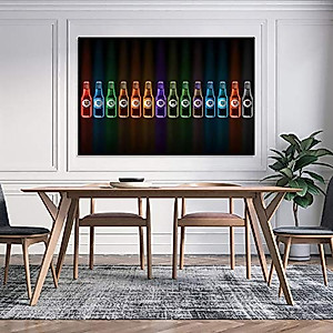 yuanchen Zombie Perk Bottles Poster Decorative Painting Canvas Wall Art Living Room Posters Bedroom Painting 08x12inch(20x30cm)