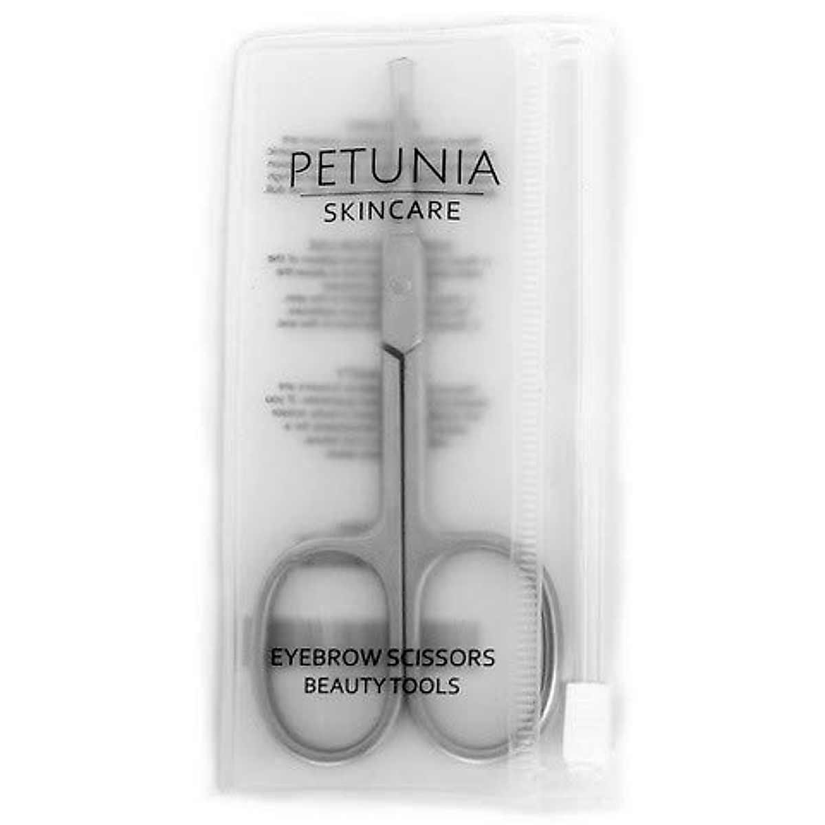 Straight Beauty Grooming Manicure Cuticle Scissors for Facial Hair, Nail, Moustache, Eyebrow, Eyelash, Nose, Ear, and Dry Skin, Men and Women, Stainless Steel