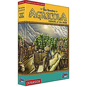 Agricola (Revised Edition) Farmers of The Moor Expansion | Strategy Game for Adults and Teens | Advanced Board Game | Ages 12+ | 1-4 Players | Avg. Playtime 90 Minutes | Made by Lookout Games