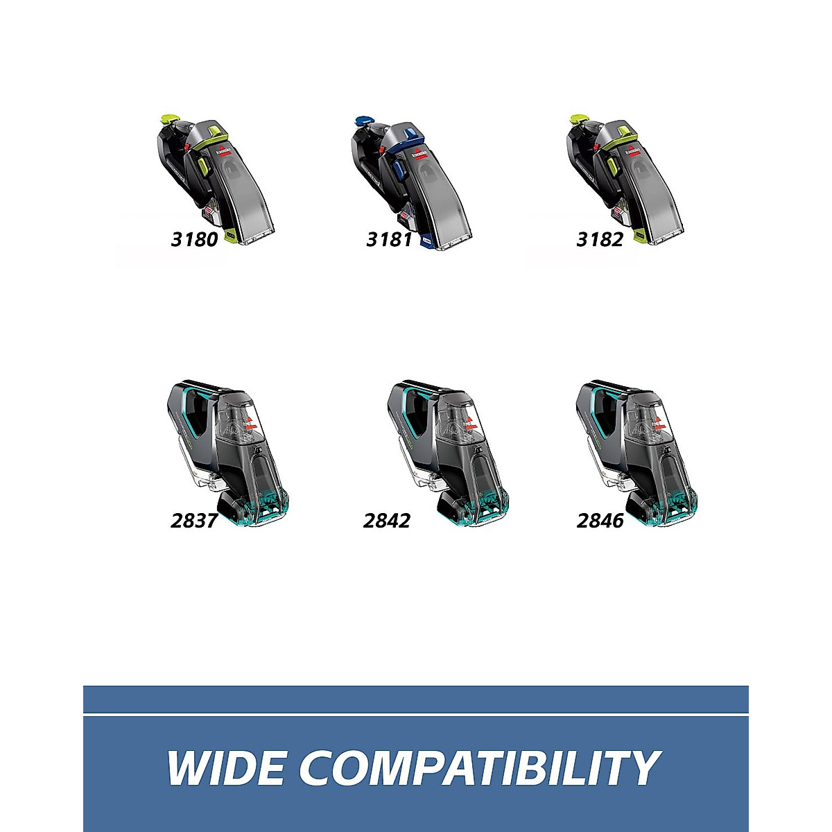 Charger Fit for Bissell Pet Stain Eraser Plus 3182 3181 3180 3183 PowerBrush Plus 2837 2877 2842 2846 1627267 Cordless Portable Handheld Vacuum Carpet AC Adapter Power Supply Cord