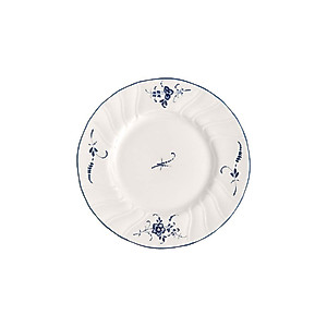 Villeroy & Boch Vieux Luxembourg Bread & Butter Plate, 6.75 in, White/Blue