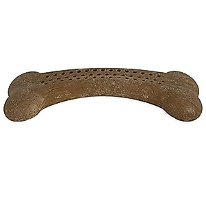 Pet Qwerks Flavorit Wood BarkBone - Fillable Dog Bone for Moderate Chewers - Mint Flavor - 6.75"
