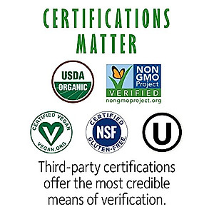 Garden of Life Organic Plant Based Protein Powder - Smooth Unflavored - Vegan, Grain Free & Gluten Free Shake for Women and Men - 10 Servings, 15g Protein, Probiotics & Enzymes, 0g Sugar, Stevia Free