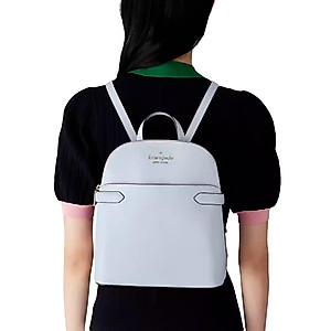 Kate Spade Adel Leather Flap Backpack (Pale hydra)