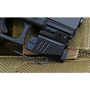 HiLight - Tactical MV3GL, Maverick Series - 500 Lumens Strobe Flashlight & Single (Green) Laser w/Rechargeable USB Battery - Subcompact, Compact Pistol, Handguns & Precision Laser Class of IIIA, 5mW