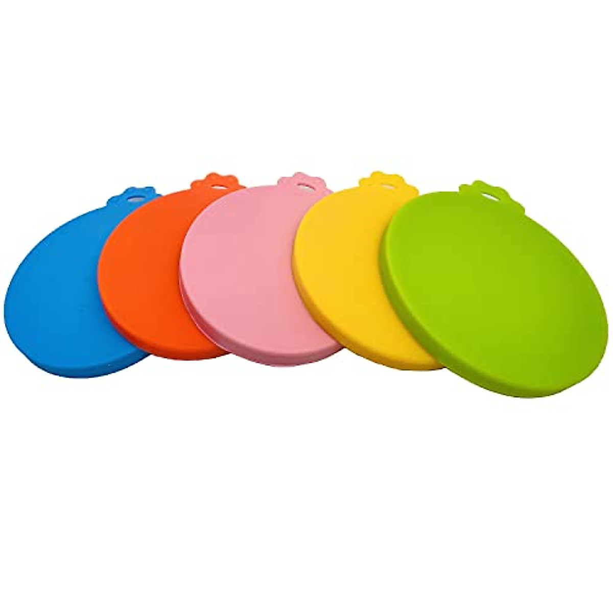 MYYZMY 5 Pcs Pet Can Covers,Food Can Lids, Universal BPA Free Silicone Can Lids Covers for Dog and Cat Food, One Can Cap Fit Most Standard Size Canned Dog Cat Food