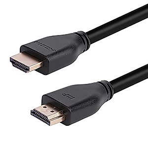 Monoprice 8K Certified Ultra High Speed HDMI 2.1 Cable - 3 Feet - Black | 48Gbps, Compatible with Sony PlayStation 5, PlayStation 5 Digital Edition, Microsoft Xbox Series X, and Xbox Series S