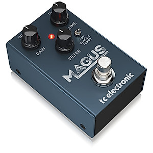 TC Electronic MAGUS PRO Classic High Gain Distortion Pedal with Fat Mids, Treble Filter Control and 3 Clipping Modes