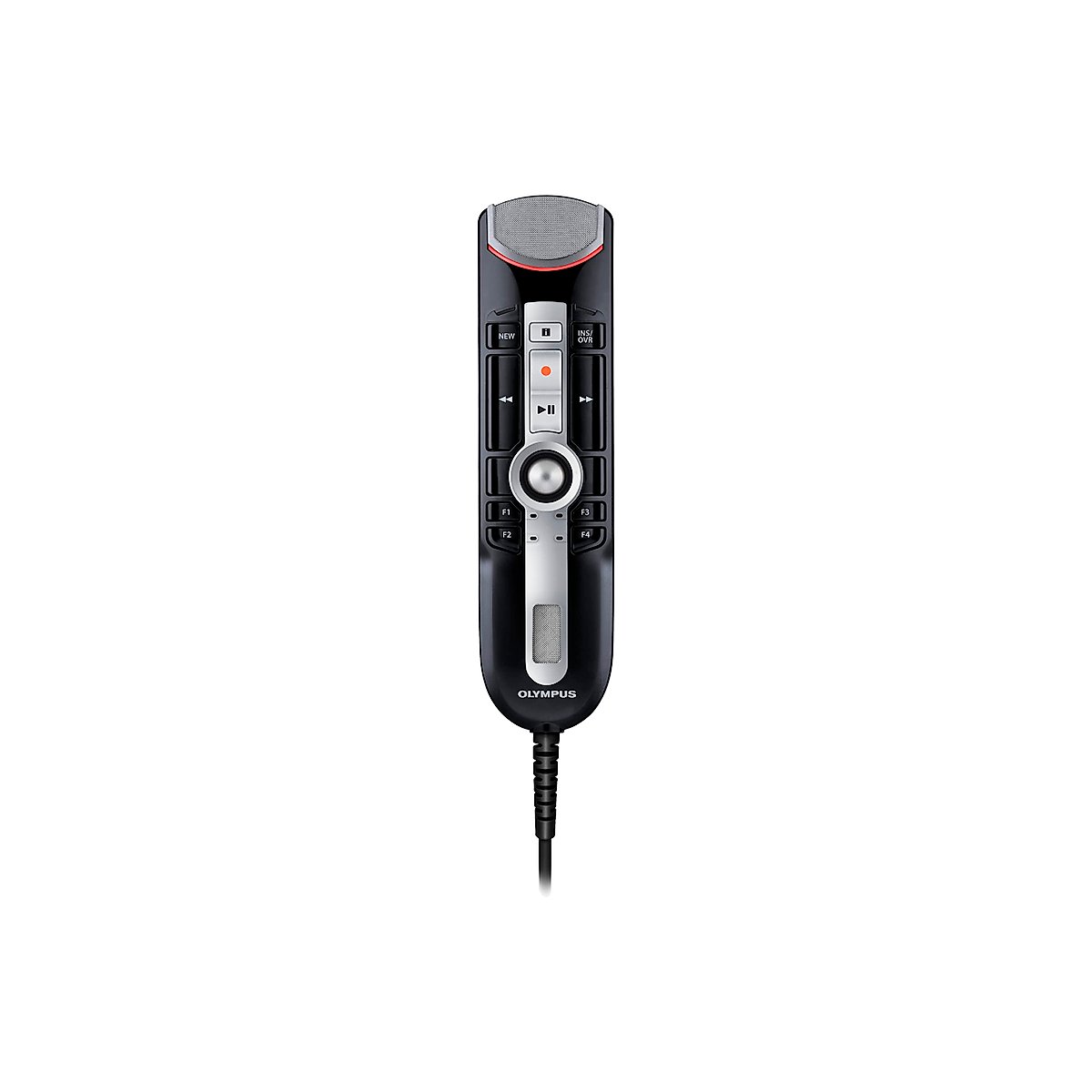 Olympus RecMic II USB Microphone (RM-4010P) Optimised for Voice Recognition and Dictation, Includes ODMS R7 & Microphone Stand, Trackball, Beamforming Technology, Buttons can be Freely configured