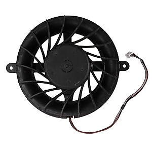 Replacement Internal Cooling Fan Cooler 17 Blades for Sony Playstation3 PS3 Slim 120G 160G 320G Console Fan Repair Parts (Black)