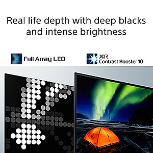 Sony X95J 85 Inch TV: BRAVIA XR Full Array LED 4K Ultra HD Smart Google TV with Dolby Vision HDR and Alexa Compatibility XR85X95J- 2021 Model , Black