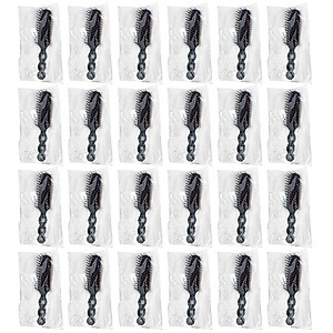 Bulk Hair Brushes for Homeless Individually Wrapped, Hair Brush Bulk, Hair Brush for Curly Hair Suitable for Homeless,Shelter,Air Bnb/Hotel(24 PCS)