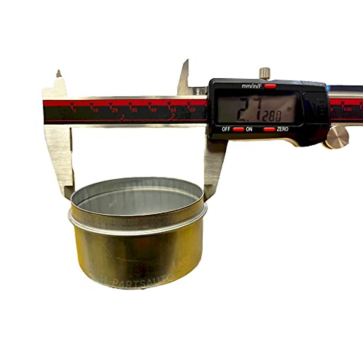 M-Parts 4PC Trailer Hub Dust Caps with Rubber Lubbed Cap, 2.75" OD x 1.5" Height, for 8-Lug 7,000/8,000LB Trailer Axle Wheel Hub, Rubber Grease Dust Cap for Wheel Beaing Hub DC-275L (2 Pairs)