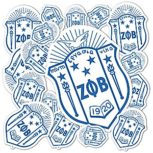 Zeta Phi Beta Sticker Vinyl Decal Laptop Water Bottle Car Scrapbook (Type 3-3)