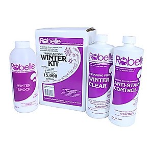 Robelle 3915 Triple-Action Winter Kit for Swimming Pools, 15000-Gallon, Packaging May Vary