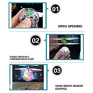 Flying Ball RC Toys For Children Goo Play For Child Ball Helicopter Gifts For Child Built-In-Shinning LED Disco Light Induction Ball Children Play Indoor And Outdoor Gifts For Boy Girl…