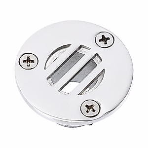 VILLCASE 1 Set Marine Deck Drain Sink Drain Stopper Marine Flooring Hose Filter Boat Deck Drainage Boat Floor Drain Stainless Steel Strainer Deck Scupper Yacht Floor Drain Yacht Drain Floor