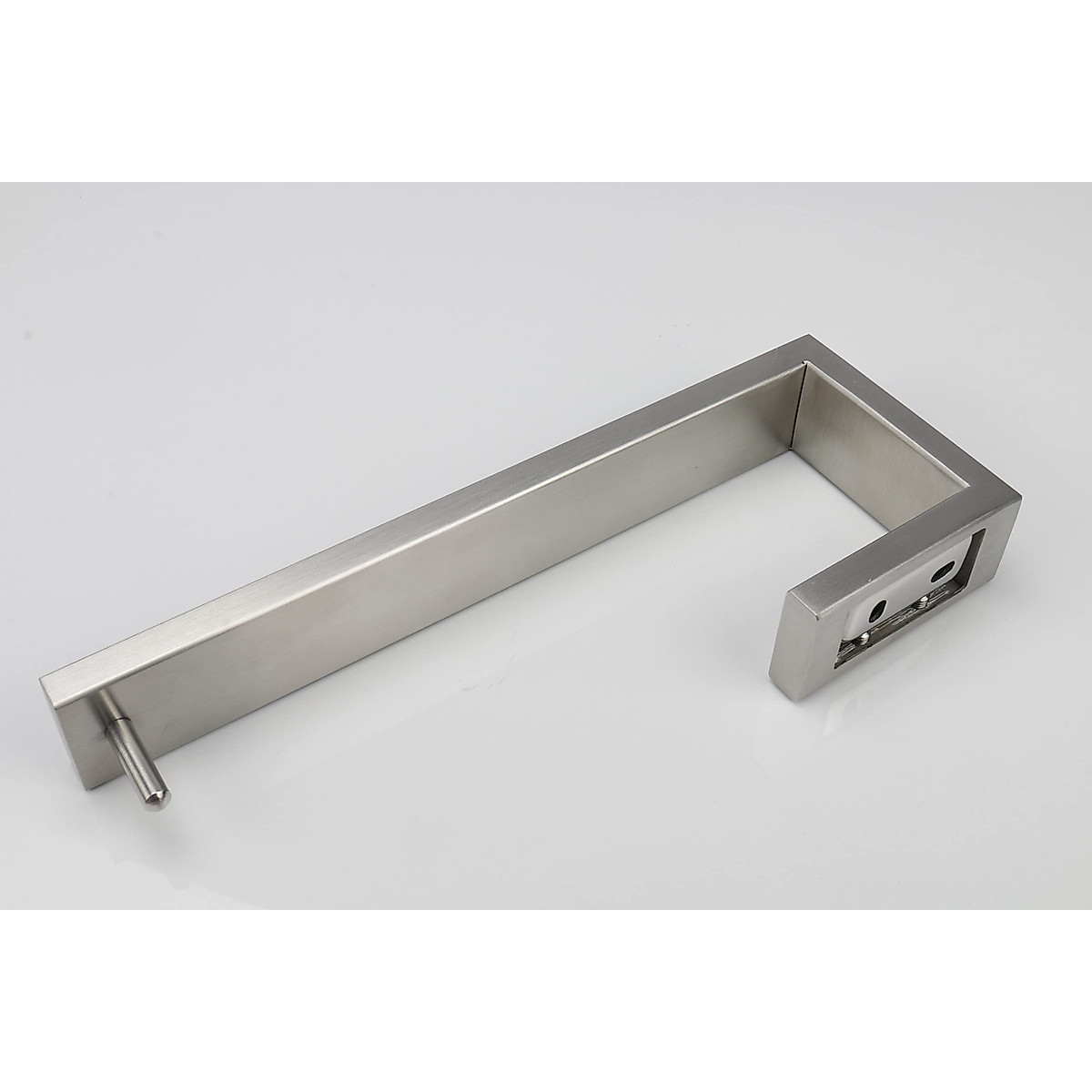 TocTen Hand Towel Holder/Towel Ring - Thicken SUS304 Stainless Steel Bathroom Hand Towel Hanger, 9 Inch Heavy Duty Wall Mounted Towel Rack, Square Hand Towel Bar for Bathroom Hardware (Brush, 9 in)