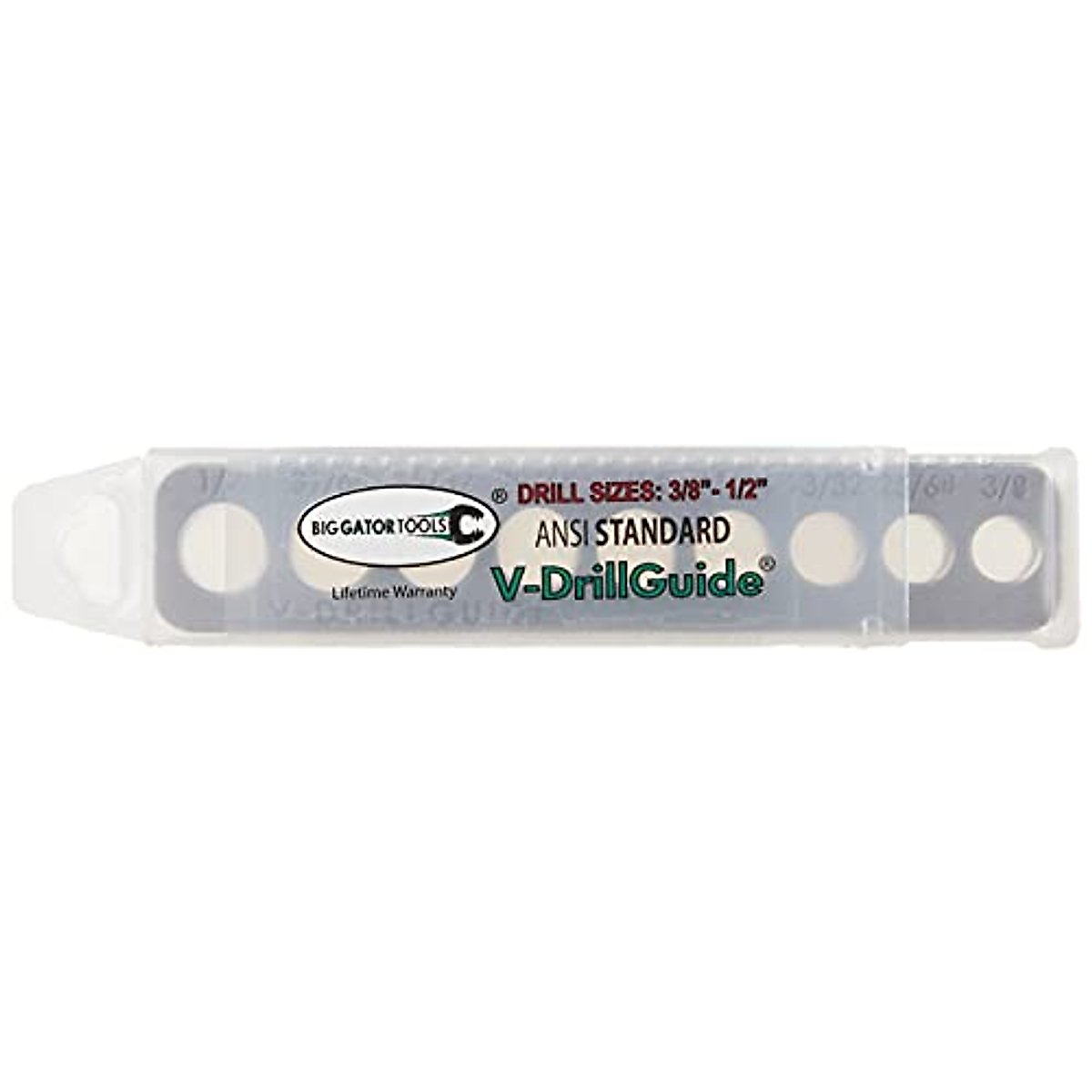 Big Gator Tools V-Drill Guide, Standard Sizes 3/8" to 1/2"