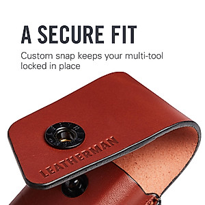 LEATHERMAN, Ainsworth Premium Leather Sheath for Multi-Tools, Fits Charge+, Wave+, Wingman, Rebar & More, Medium