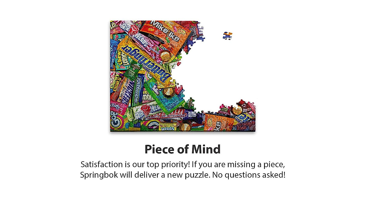 Springbok 500 Piece Jigsaw Puzzle: Sweet Tooth Delight