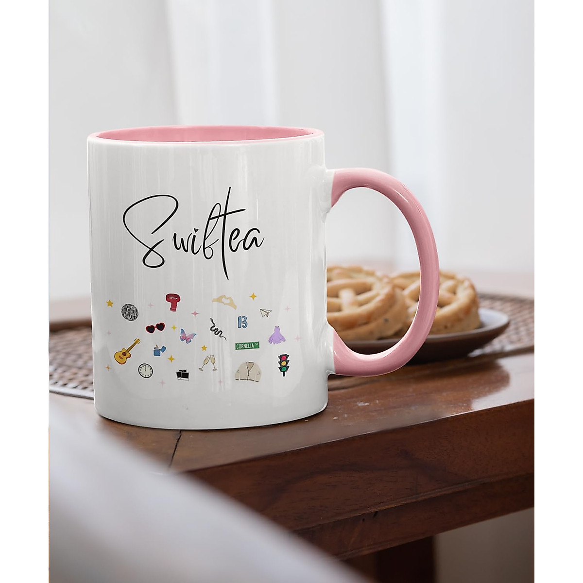 Bzelkry Coffee Mug - Singer Inspired Coffee Cup - 11 Ounce - Gift for Women - Singer Albums Inspired Cute Icons - Girl Fans Merch, Merchandise - Novelty Coffee Mug