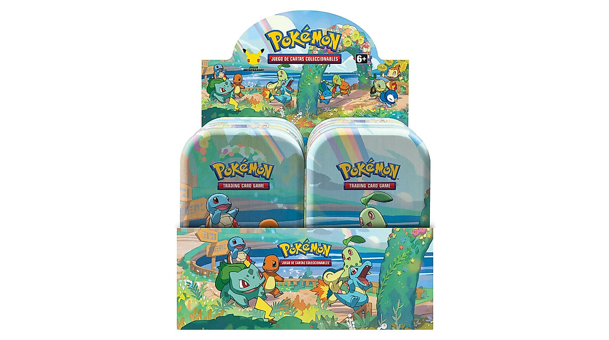 Pokemon 25th Celebrations Mini Tins Full Display - Limited Edition