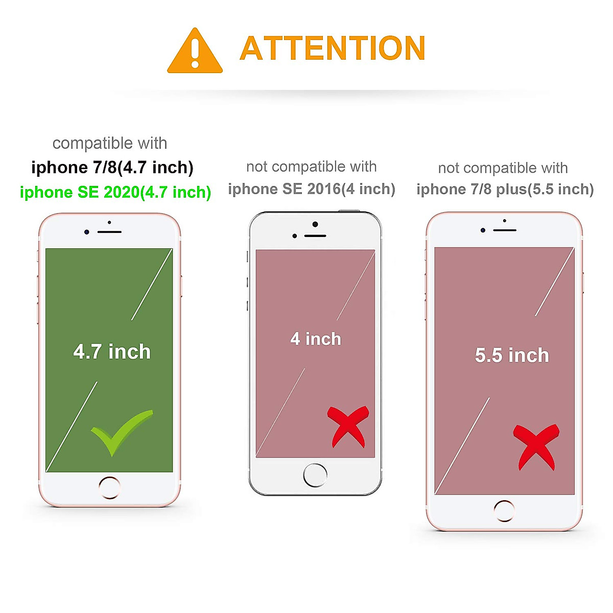 KIHUWEY iPhone 7 iPhone 8 iPhone SE 2020 Case Wallet with Credit Card Holder, Premium Leather Magnetic Clasp Kickstand Heavy Duty Protective Cover for iPhone 7/8/SE 4.7 Inch(Black)