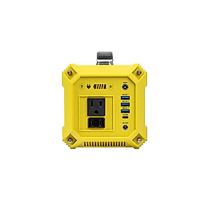 ROCKSOLAR Portable Power Station 300W Utility RS630A - 333Wh Backup Lithium Battery, Solar Generator Power Supply with AC/USB/12V DC Outlets for Camping, RV, Home, Outdoor, Emergency