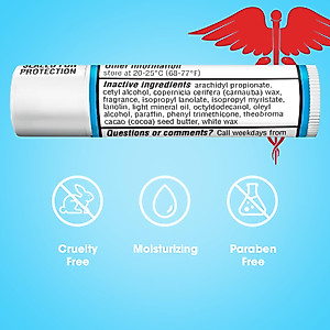 ChapStick Bulk Medicated Lip Balm 12-Pack – External Analgesic, Skin Protectant for Dry Lips & Cold Sore Pain Relief, 0.15 Oz Ea