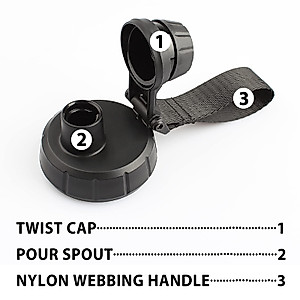 WishDirect Wide Mouth Lid for Hydro Flask, Simple Modern, Takeya, Iron Flask, BUZIO Wide Mouth Water Bottles - 2 Pack