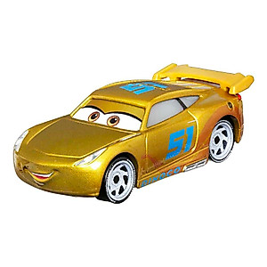Disney Cars On The Road Diecast Metallic Dinoco Racing Center Cruz Ramirez