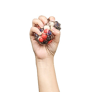 Toysmith Molecular Squish Ball, Tactile Play, Fidget Toy, Sensory Fidgets, for Boys and Girls Ages 3+