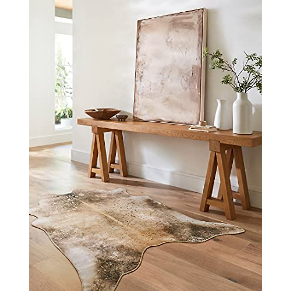 Loloi II Odessa Collection ODE-01 Mocha/Sand, Contemporary 5' x 6'-6" Area Rug