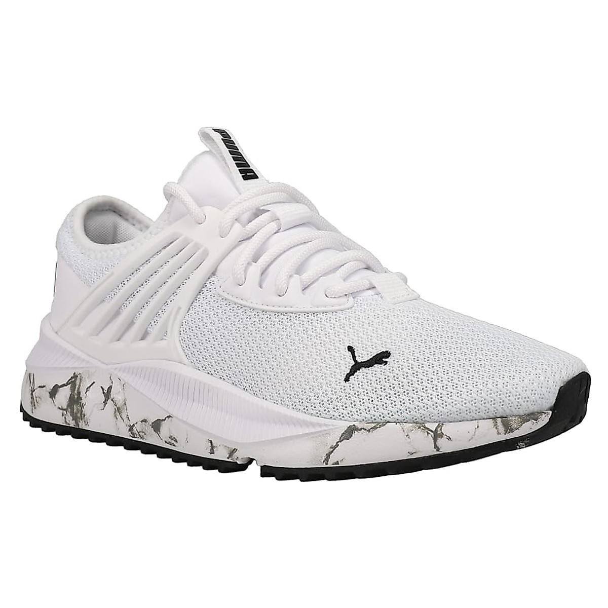 Puma Womens Pacer Future Marble Training Sneakers Shoes - White - Size 6 M