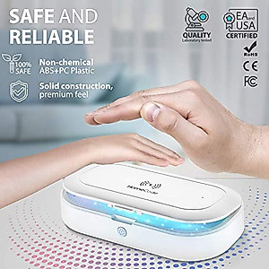 UV Phone Sanitizer Charger Box UV Cleaner Smartphone Charger Essential Oil Diffuser USA Certificated Phone Soap Charging Box