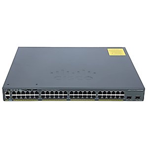 Cisco WS-C2960X-48FPD-L Catalyst 2960X 48-Port Gigabit PoE Network Switch (Renewed)