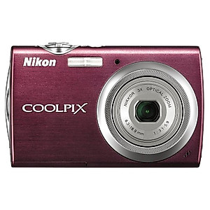 Nikon Coolpix S230 10MP Digital Camera with 3x Optical Zoom and 3 inch Touch Panel LCD (Plum)