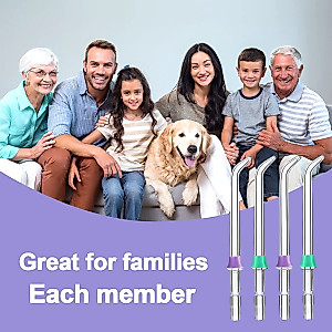 2PCS Replacement Tips Oral Hygiene Accessories Water Jet Standard Sprinkler for Waterpik Dental Water Oral Irrigator Wp-100 Wp-450 Wp-250 Wp-300 Wp-660 Wp-900 by WyFun