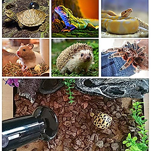 Goaika 2-Pack Ceramic Heat Emitter, 100W/150W Reptile Heat Lamp Bulb, No Light Emitting for Amphibian Pet/Brooder Coop/Dog House/Aquarium Heater-100W