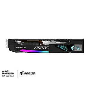 GIGABYTE AORUS Radeon RX 6800 XT Master 16G Graphics Card, MAX-Covered Cooling, 16GB 256-bit GDDR6, GV-R68XTAORUS M-16GD Video Card