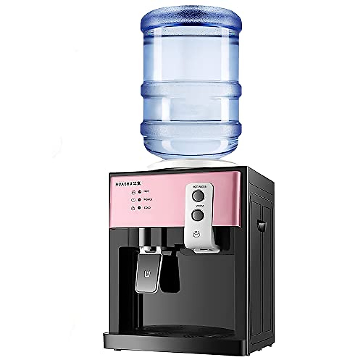 5 Gallon Electric Hot Cold Drinking Water Machine, Top Loading Water Cooler Dispenser 3 Temperature Settings Boiling Water, Normal Water, Ice (46-59 Degree F) for Home, Office