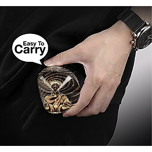 Spice Grinder Boho Grinder Herb Grinder (3" Black Gold Design)